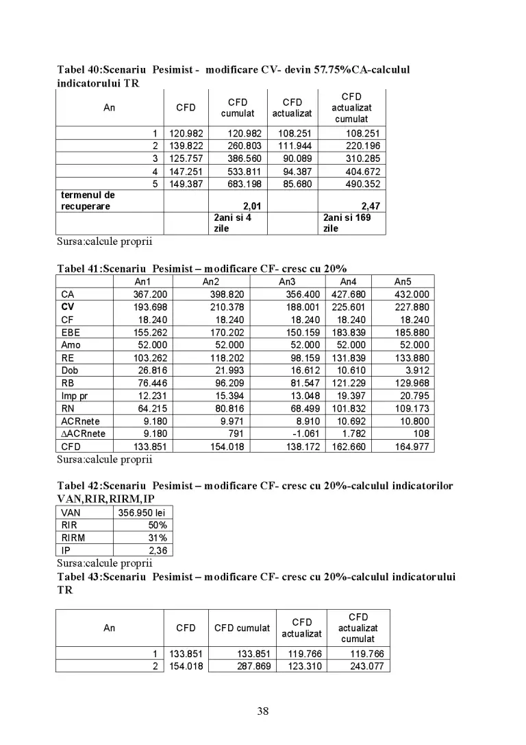 Studiu de Fezabilitate - SC Dante Interantional SRL - Proiect ...