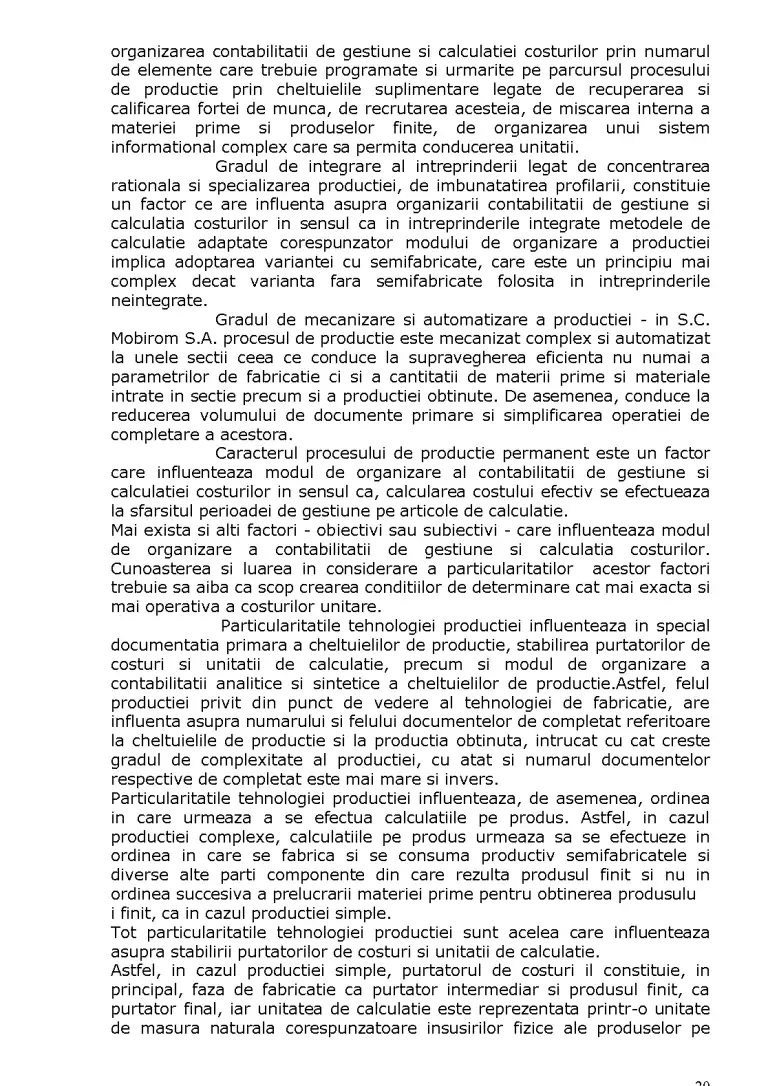 Proiect contabilitate managerială - analiza unei entități - Proiect ...