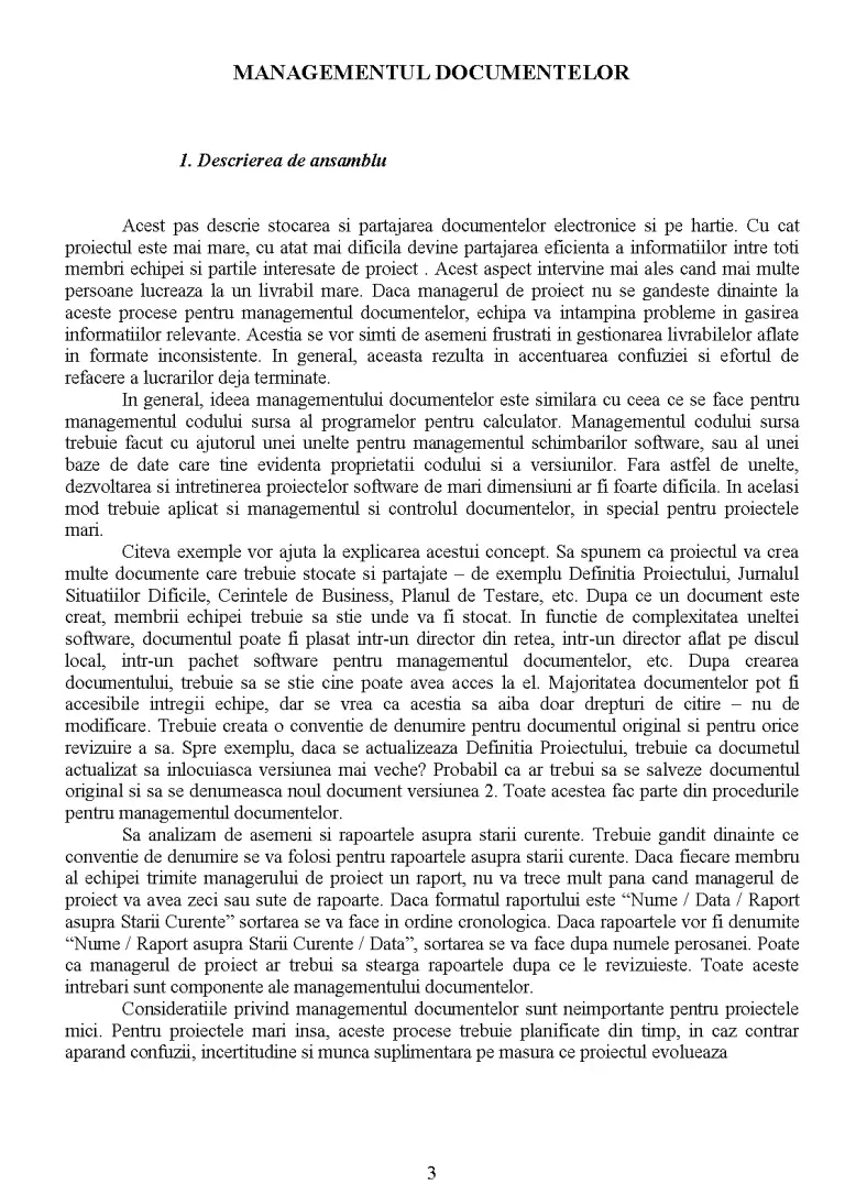 Managementul Documentelor și Realizarea Arhivelor Electronice de ...