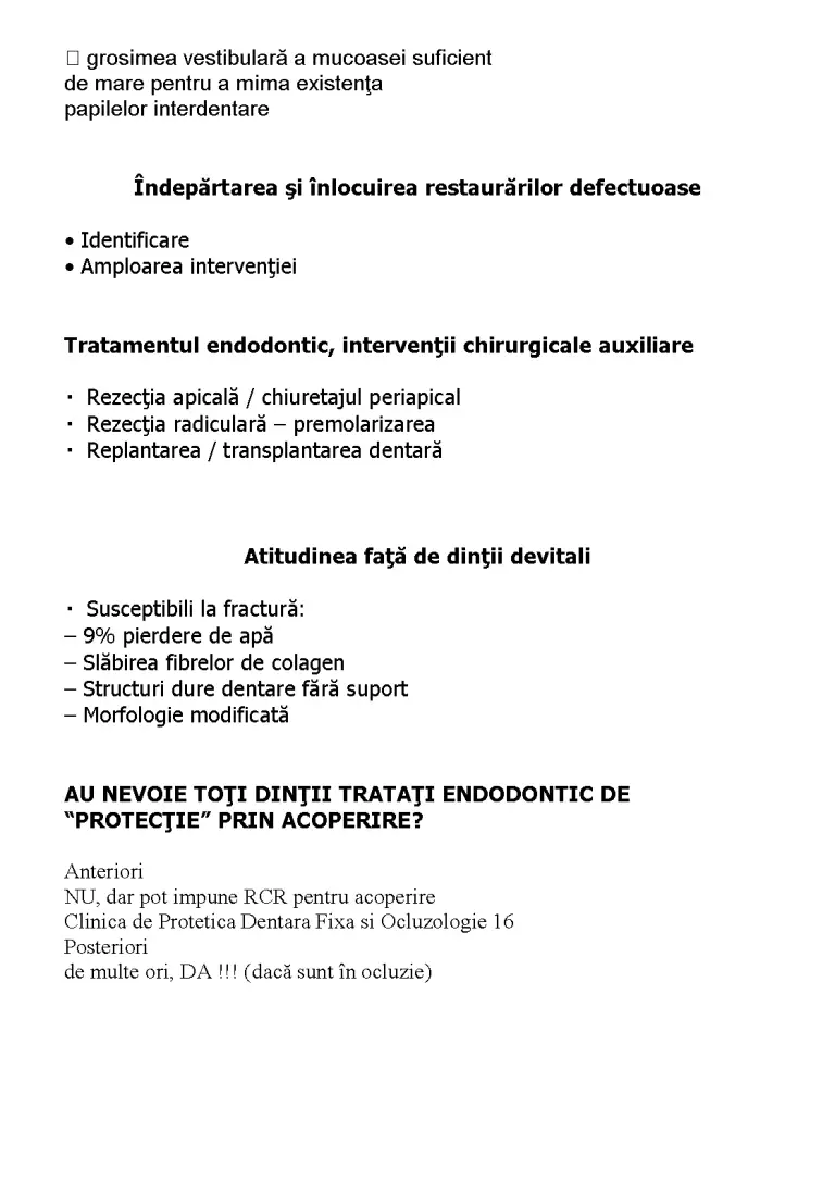 Plan tratament în edentația parțială - Referat - Stomatologie #169682 ...