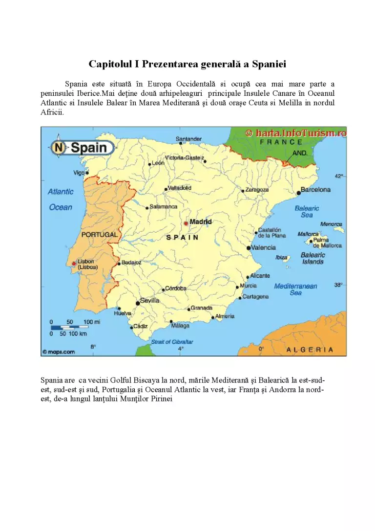 Locul Turismului în Economia Spaniei - Proiect - Turism #170413 | RegieLive