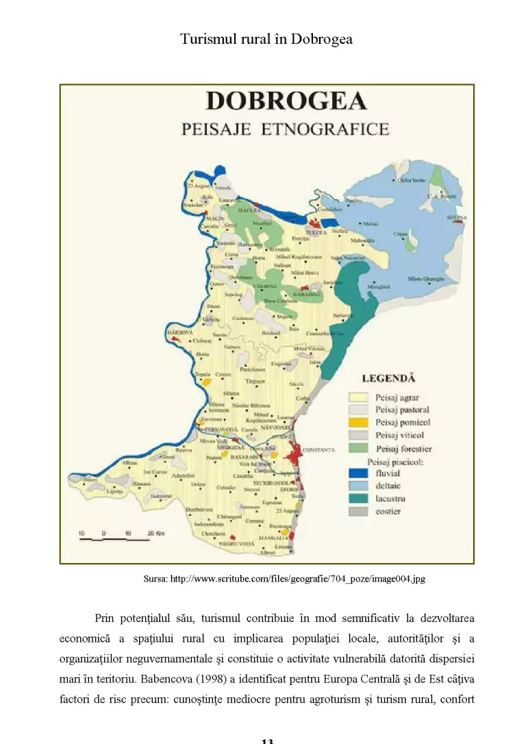Turismul Rural - Studiu de Caz Dobrogea - Proiect - Turism #171077 ...