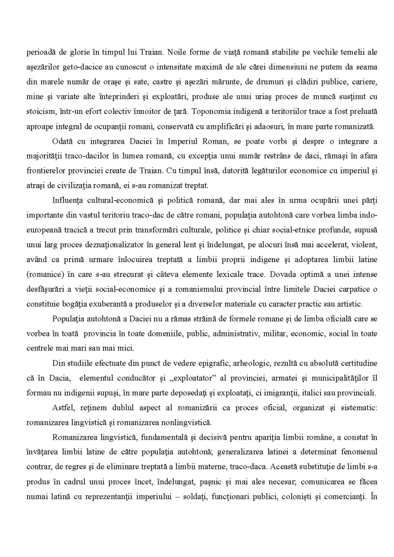 Relații dintre limba română și latinitate - Referat - Limba Română ...