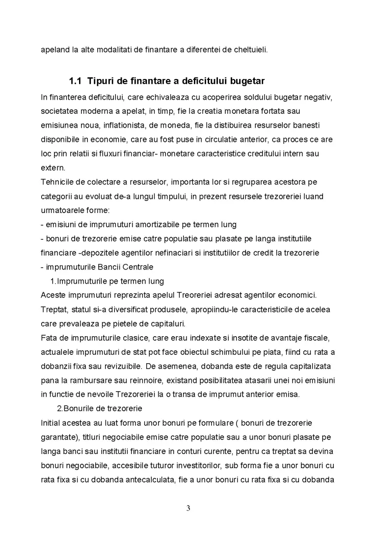 Deficitul Bugetar - Studiu Comparativ: Referat [DOC] - Finanțe