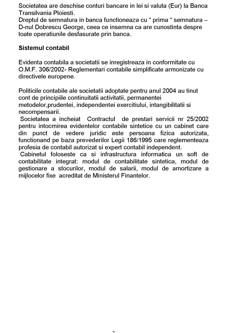 Raport de audit SC Italrom SRL Ploiești - Proiect - Contabilitate ...