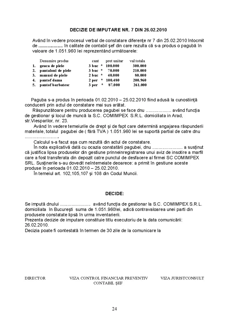 Inventarierea Patrimoniului - Proiect - Contabilitate #174965 | RegieLive