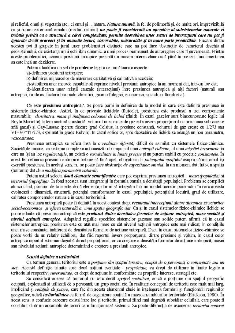 Metode de Analize a Presiuni Antropice asupra Teritoriului - Curs ...