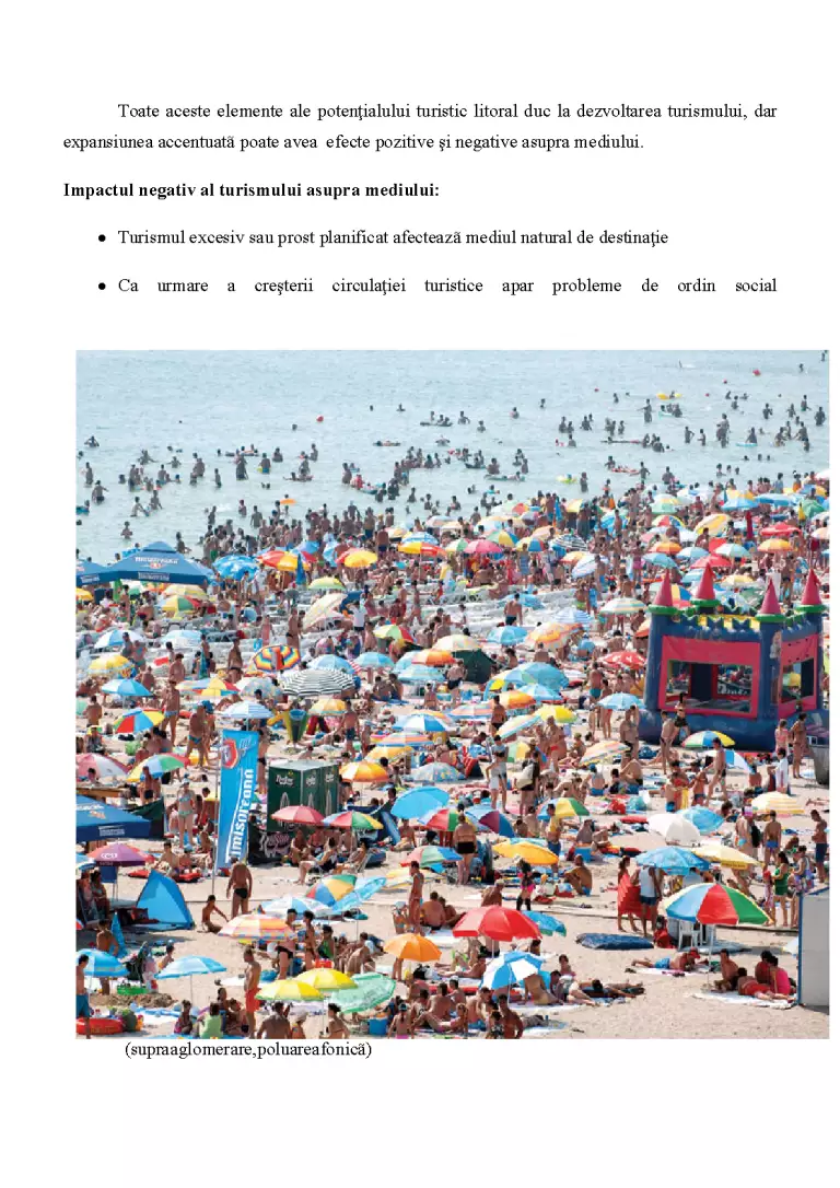 Turism și mediu - impactul turismului în zona litoralului Mării Negre ...