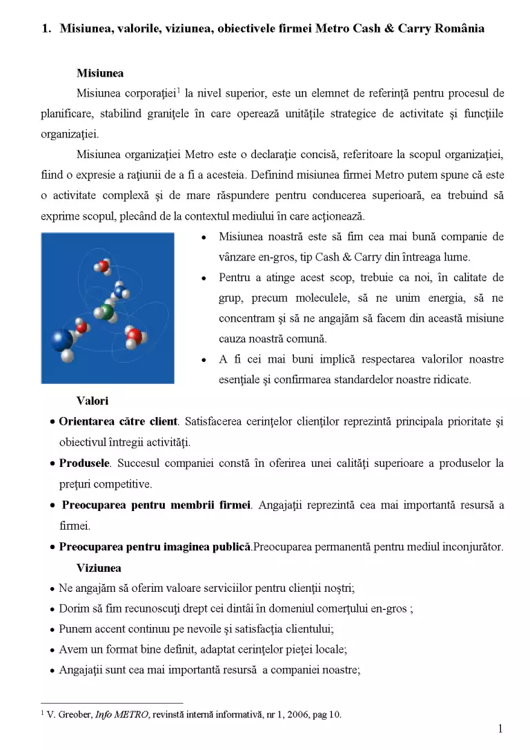 Metro Cash&Carry Suceava - Proiect - Management #183471 | RegieLive