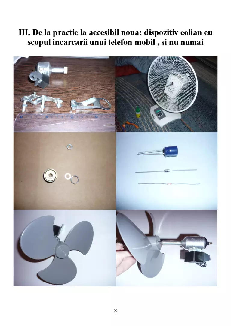 Realizarea unui Dispozitiv Eolian de Producere a Energiei Electrice ...