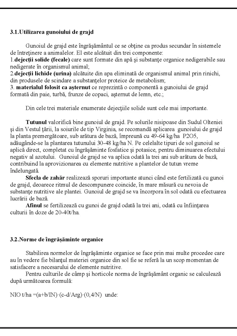 Proiect la Agrochimie - Soluri - Proiect - Agronomie #185413 | RegieLive