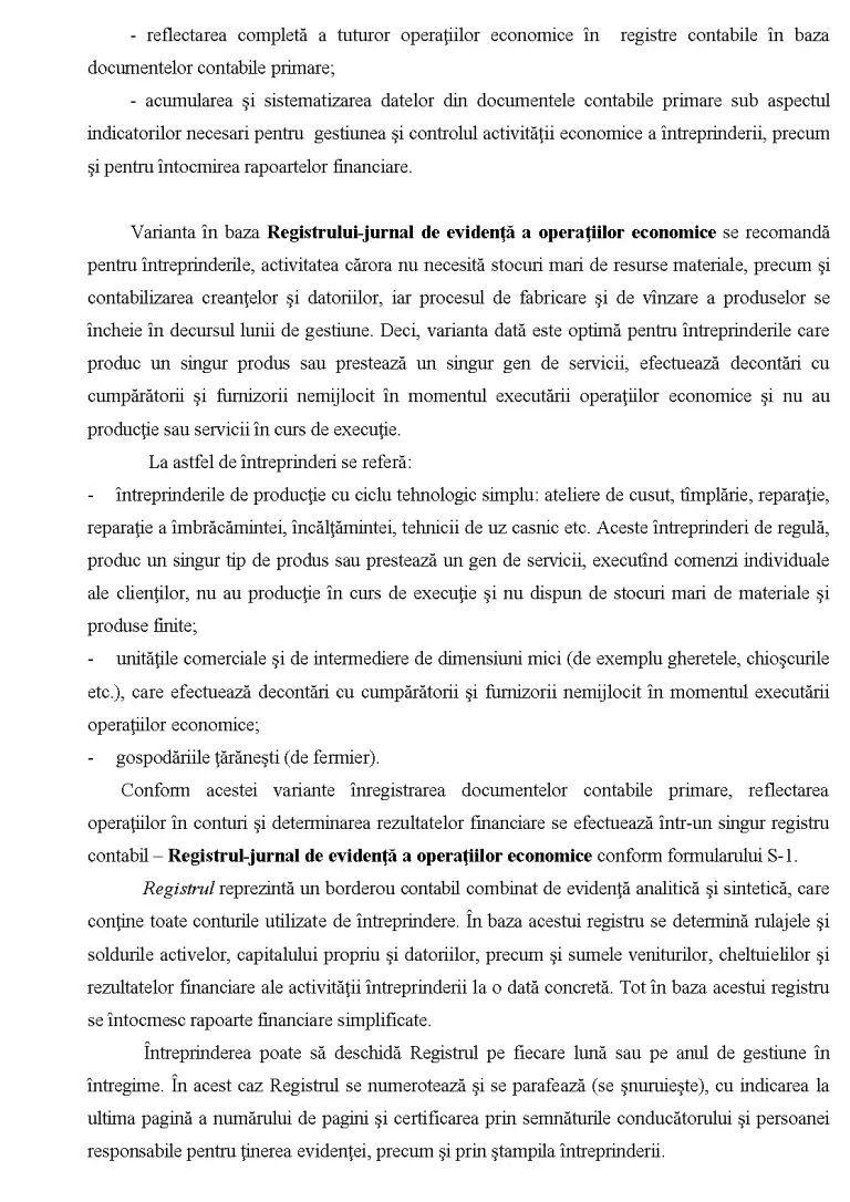 Sistemul Contabil Simplificat în Partidă Dublă - Referat ...