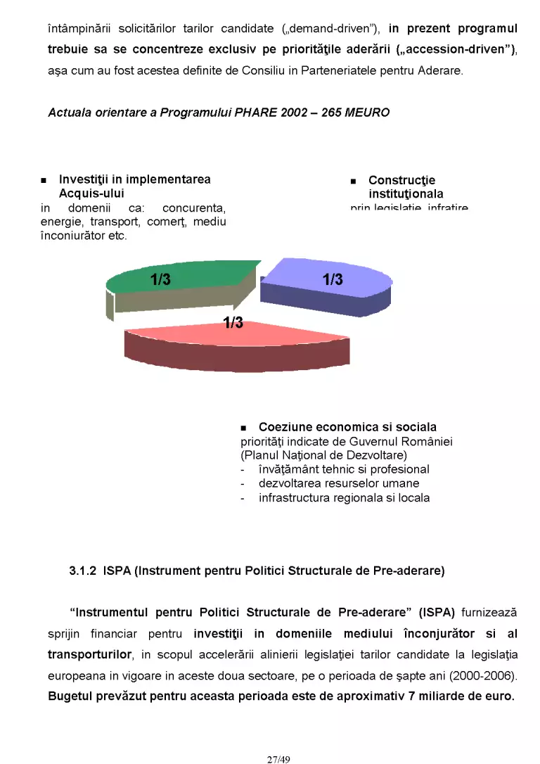 Integrarea României în UE - Proiect - Economie #20462 | RegieLive