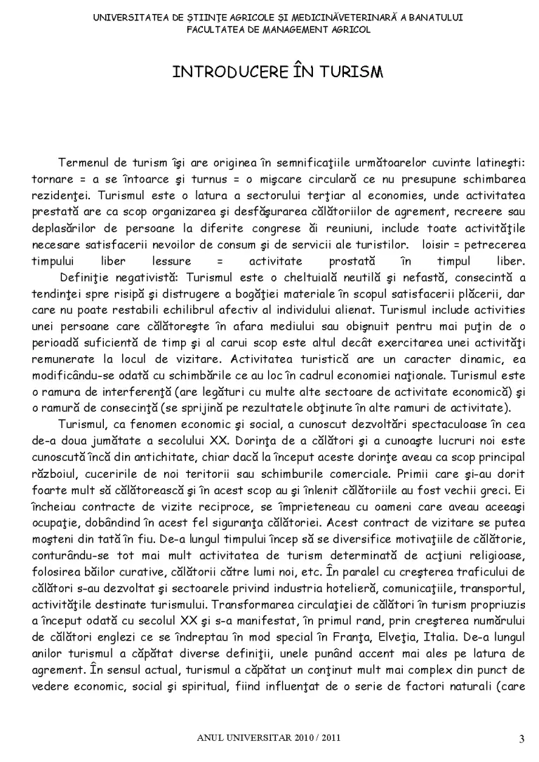 Criterii de Clasificare a Formelor de Turism - Referat - Turism #205764 ...