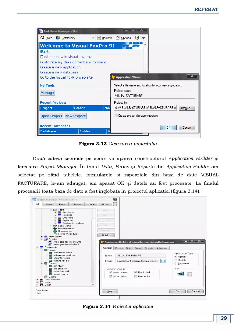 Proiectarea unei Baze de Date în Visual FoxPro - Proiect - Calculatoare ...