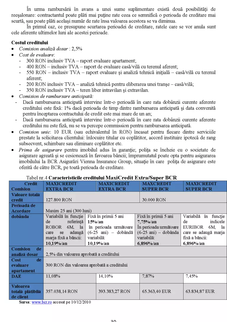 Monografie BCR - Proiect - Finanțe #208968 | RegieLive