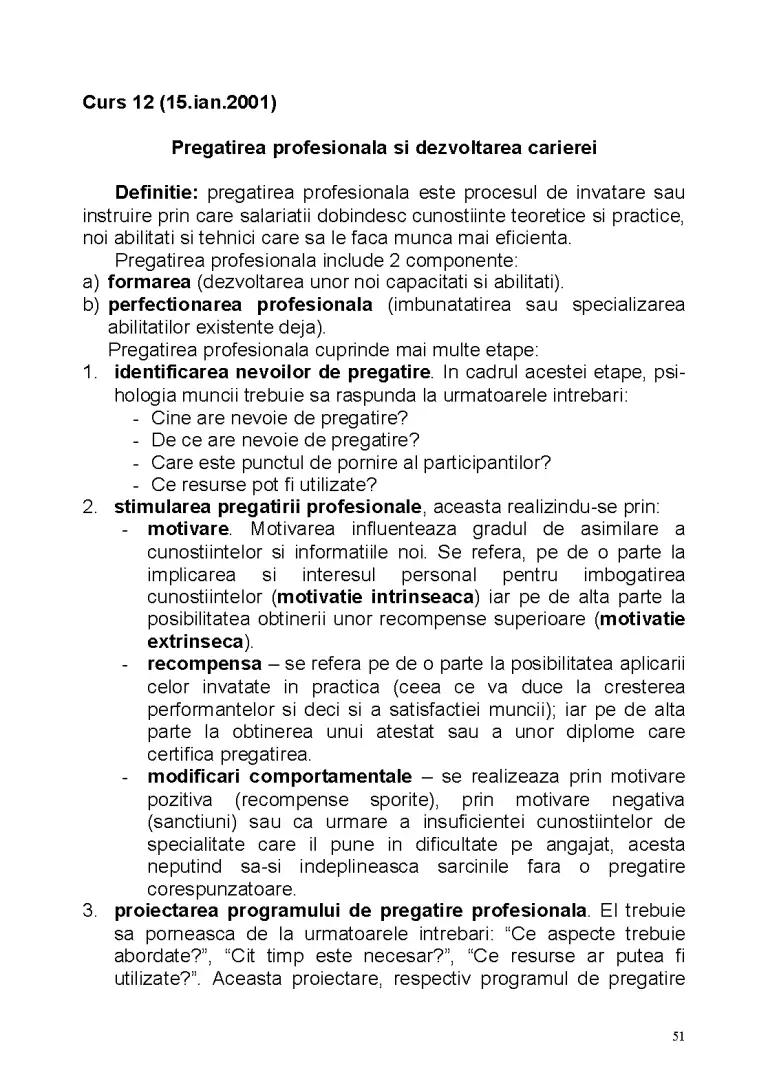 Psihologia Muncii - Curs - Psihologie #222761 | RegieLive