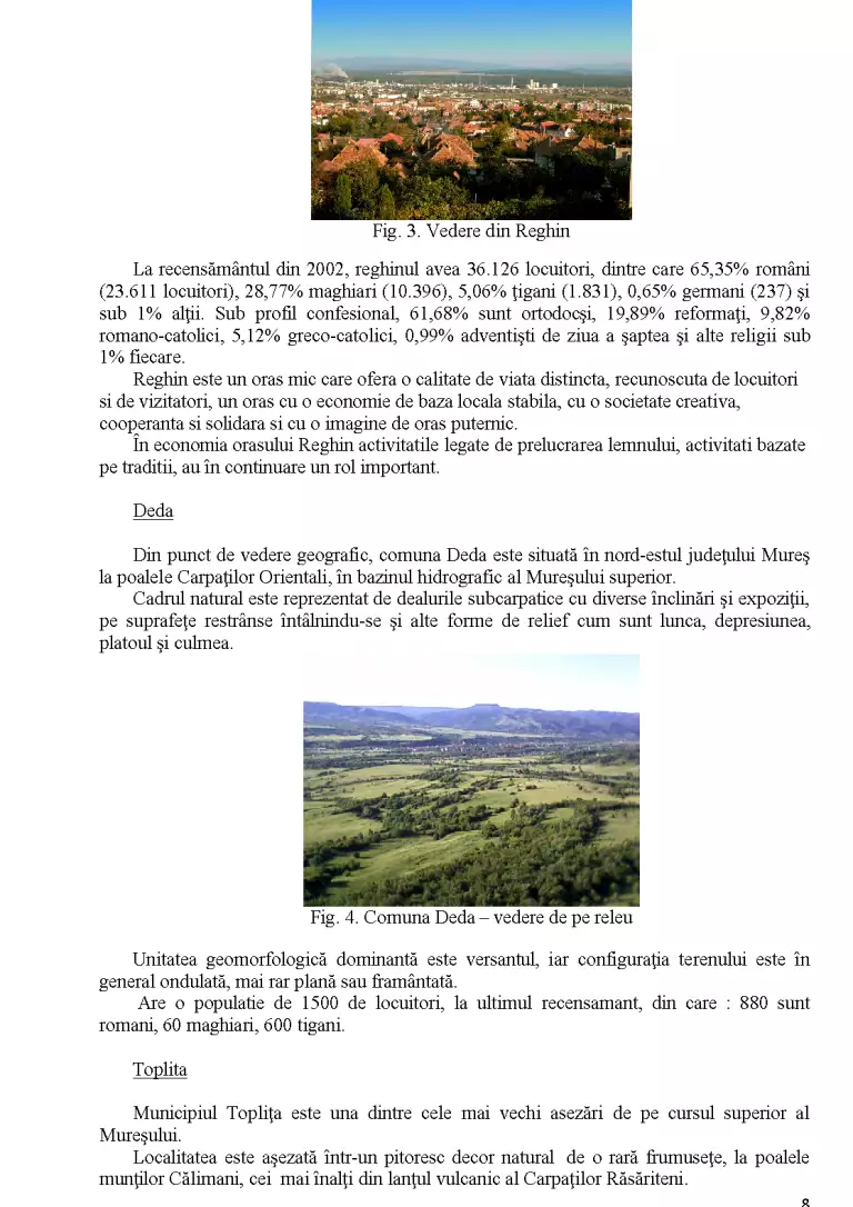 Traseu Turistic Reghin - Bicaz - Proiect - Turism #226072 | RegieLive