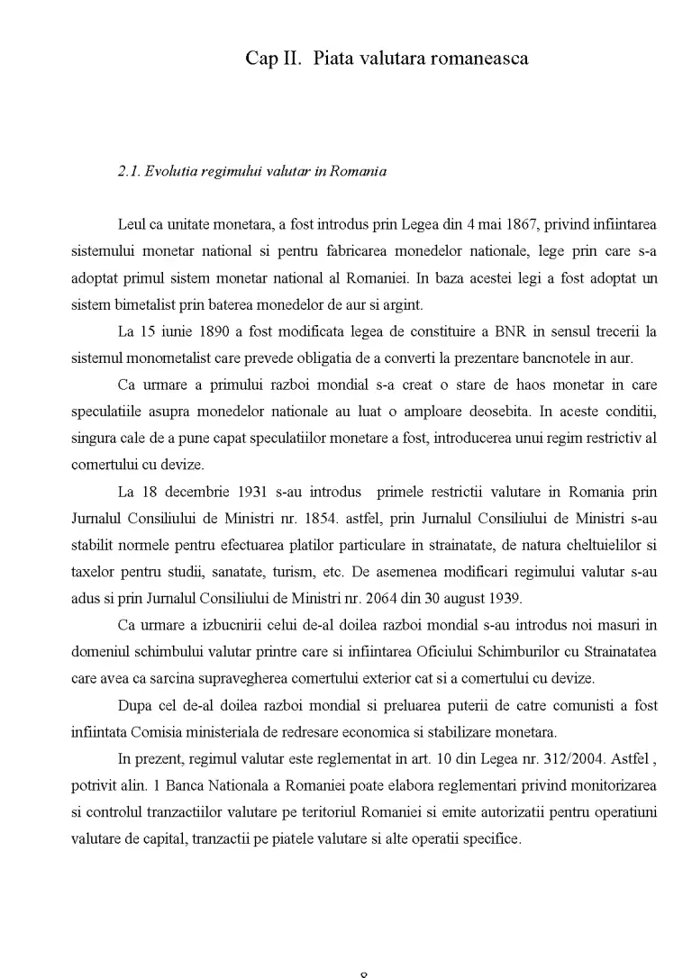 Piața valutară românească - Referat - Economie #23853 | RegieLive