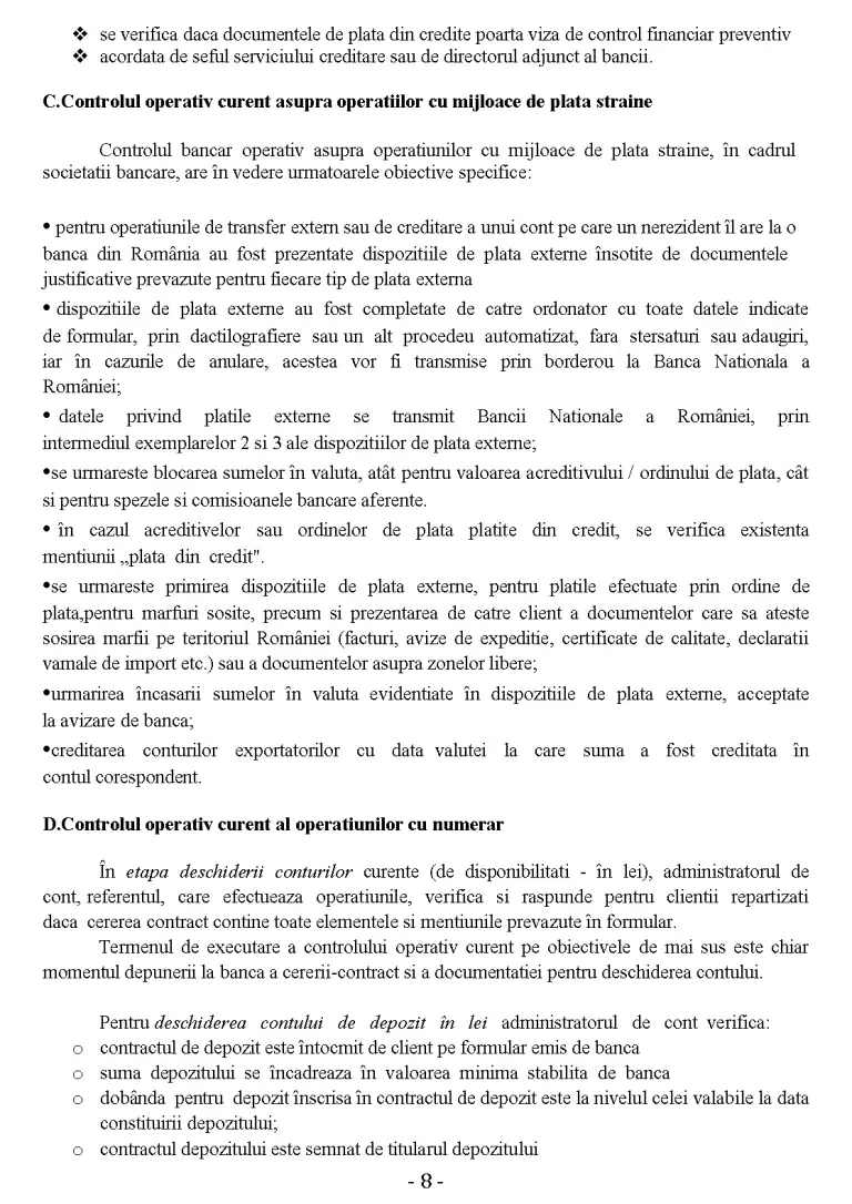 Controlul Operativ Curent - Referat - Finanțe #239907 | RegieLive