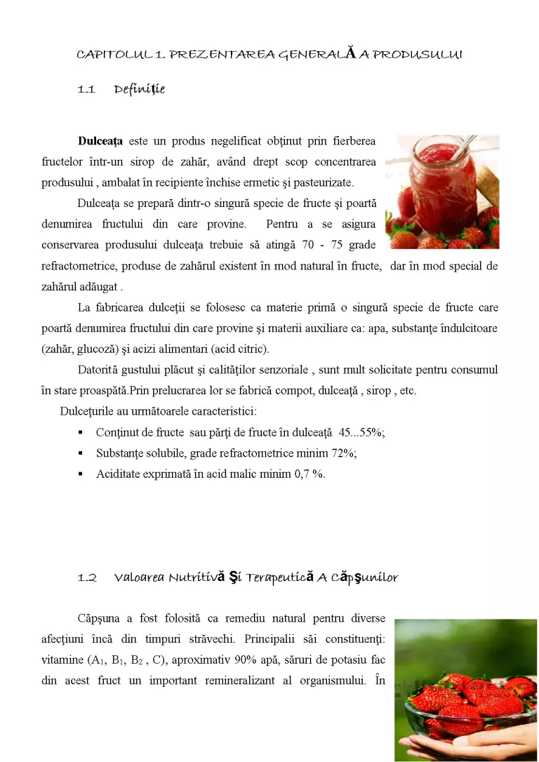 Controlul de Calitate pe Flux Tehnologic la Obținerea Dulceței de ...
