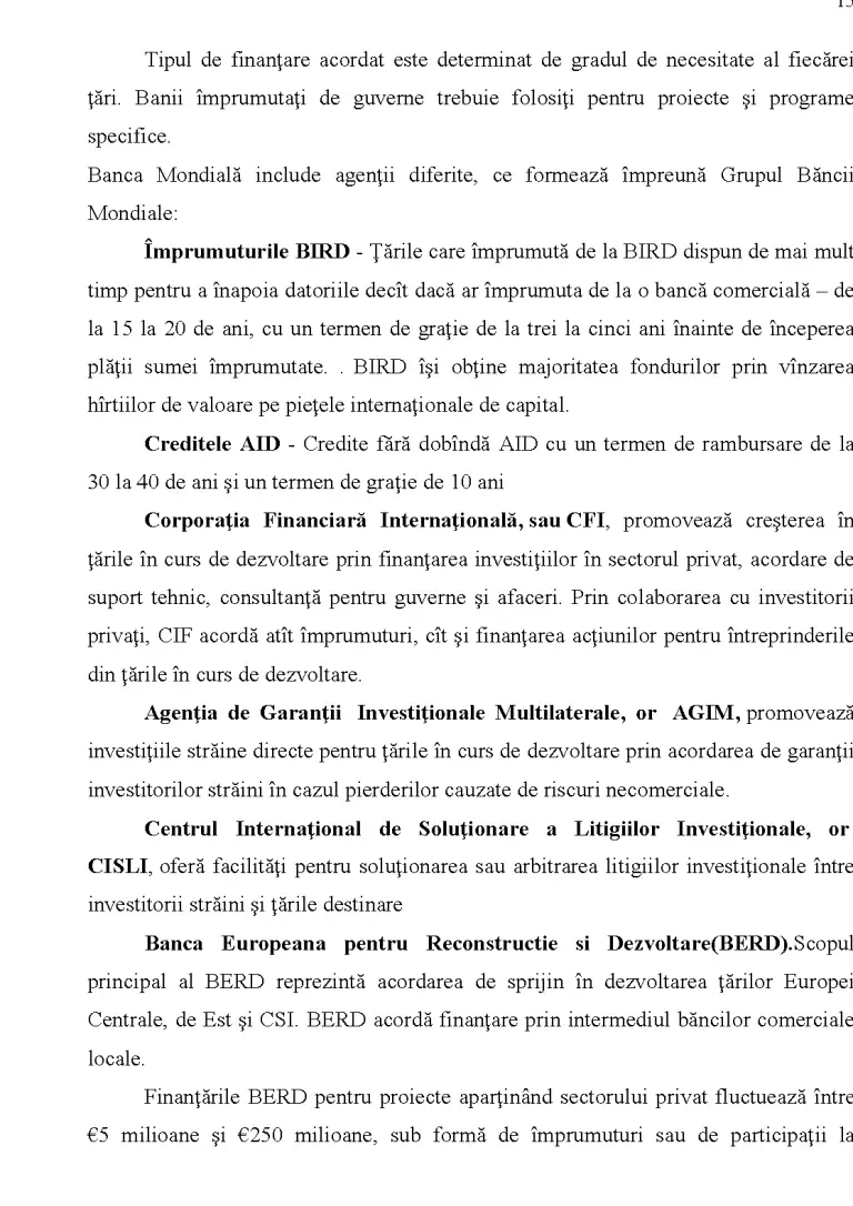 Creditarea investițiilor în Republica Moldova - Proiect - Economie ...