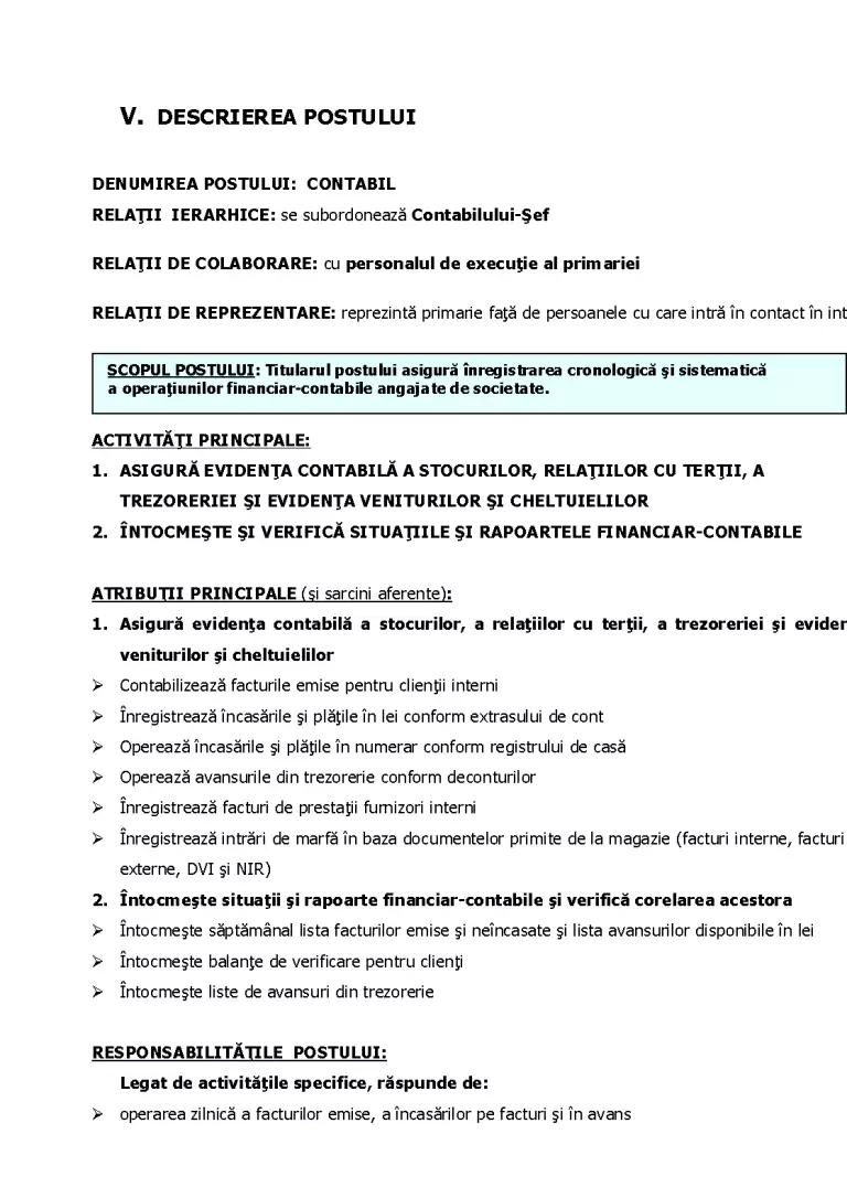 Structura organizatorică a Primăriei Bezdead - Proiect - Management ...
