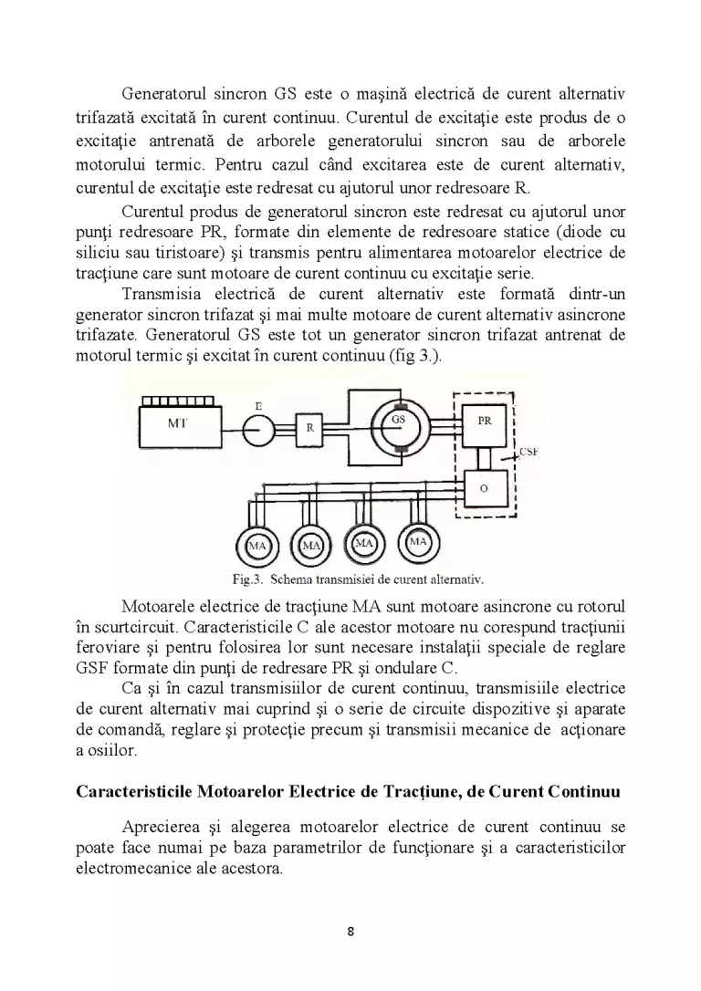 Motorul electric de tracțiune de curent continuu folosit la locomotiva ...