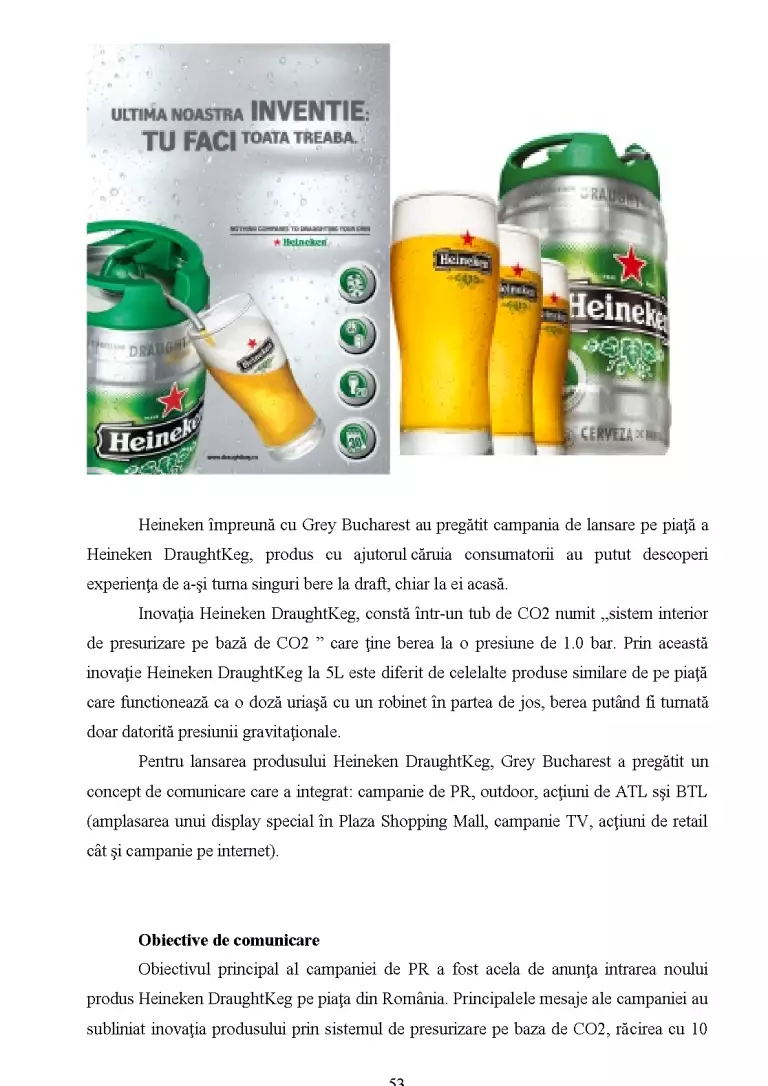 Managementul inovării în cadrul companiei Heineken România SA - Proiect ...