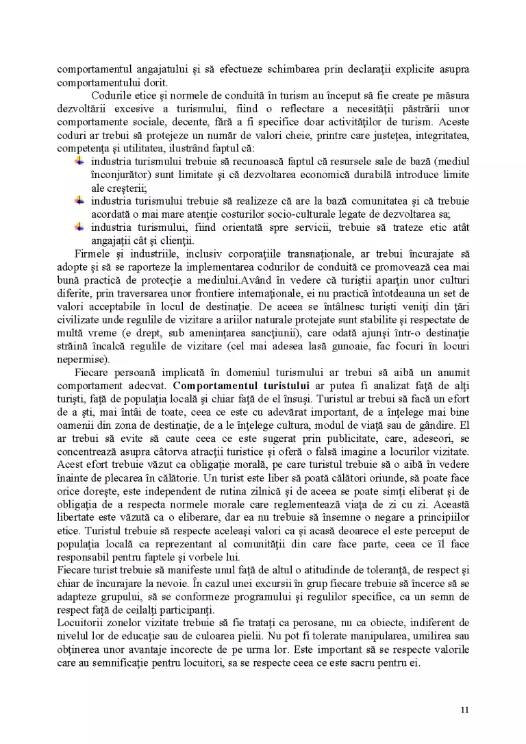Etica Relațiilor de Afaceri în Turism - Referat - Turism #253660 ...