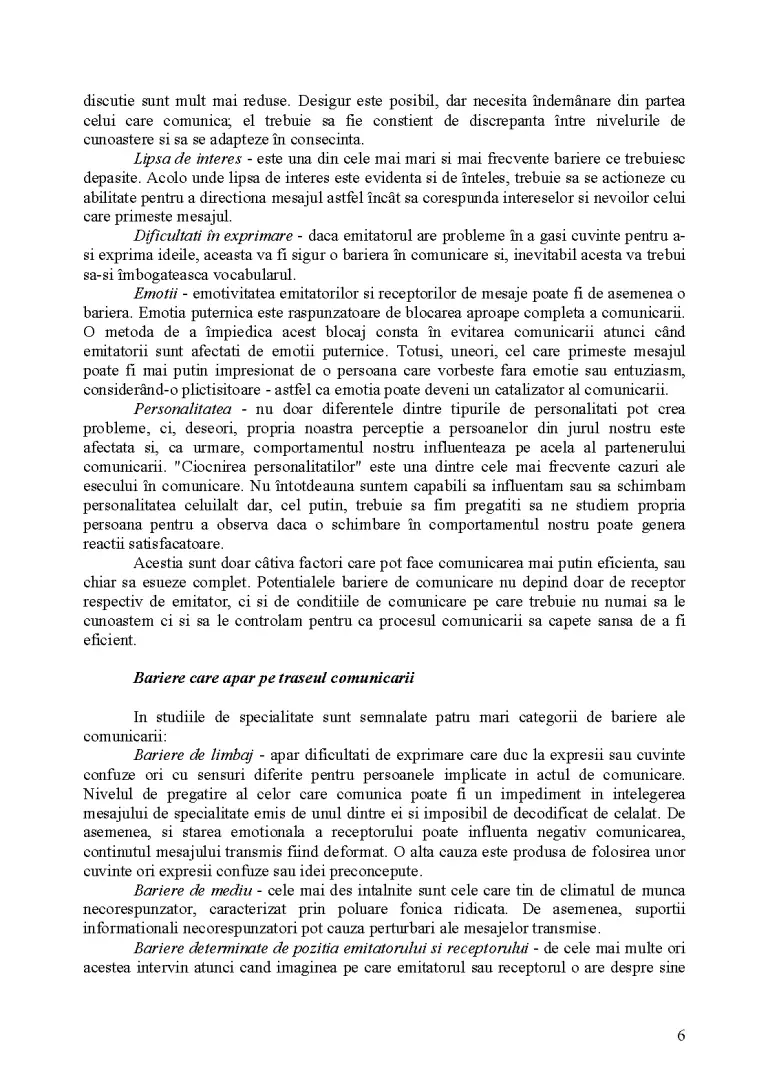 Procesul Comunicării Internaționale - Referat - Management #275420 ...