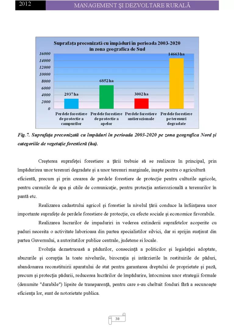 Perdele forestiere din câmpul Olteniei - Proiect - Agronomie #276650 ...