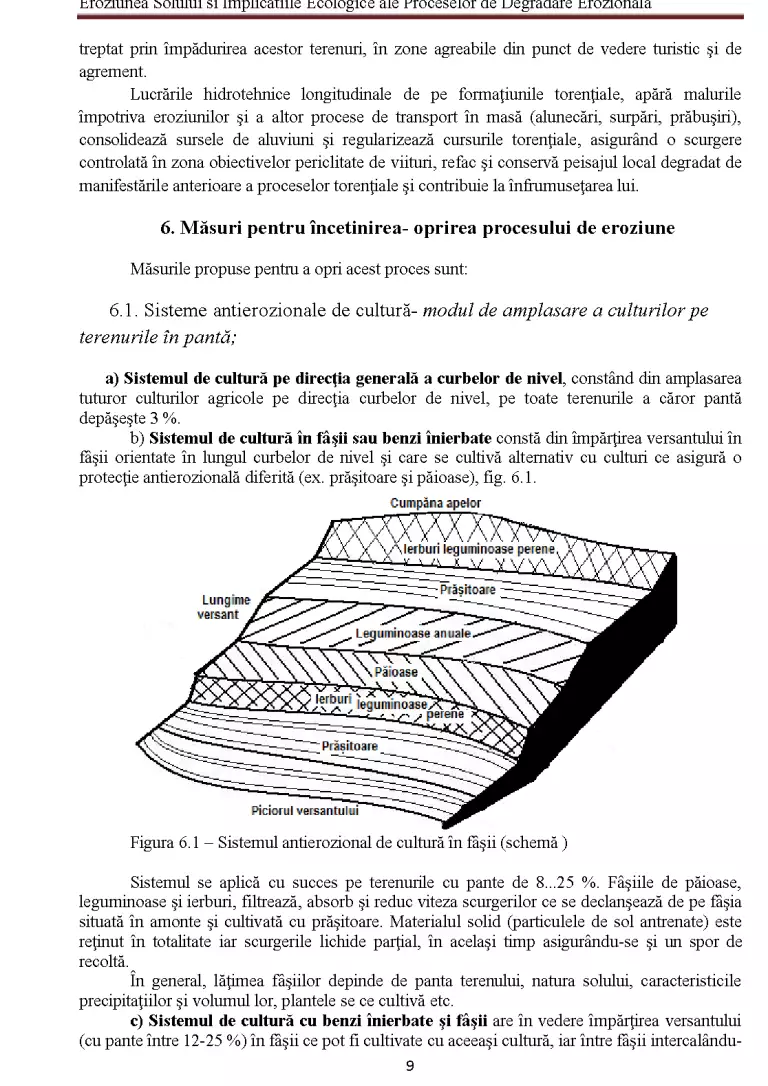 Eroziunea solului și implicațiile ecologice ale proceselor de degradare ...
