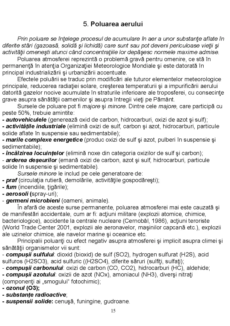 Formarea și evoluția atmosferei - Referat - Geografie #287700 | RegieLive