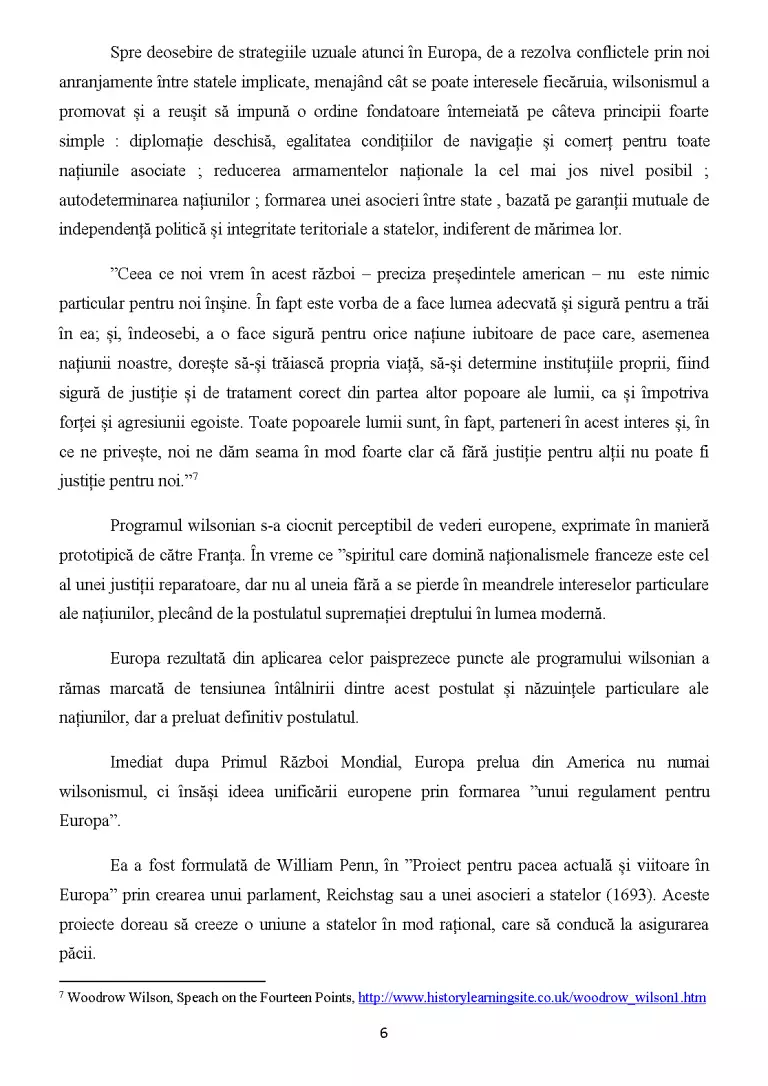 SUA și rolul său în unificarea Europei - Referat - Istorie Universală ...