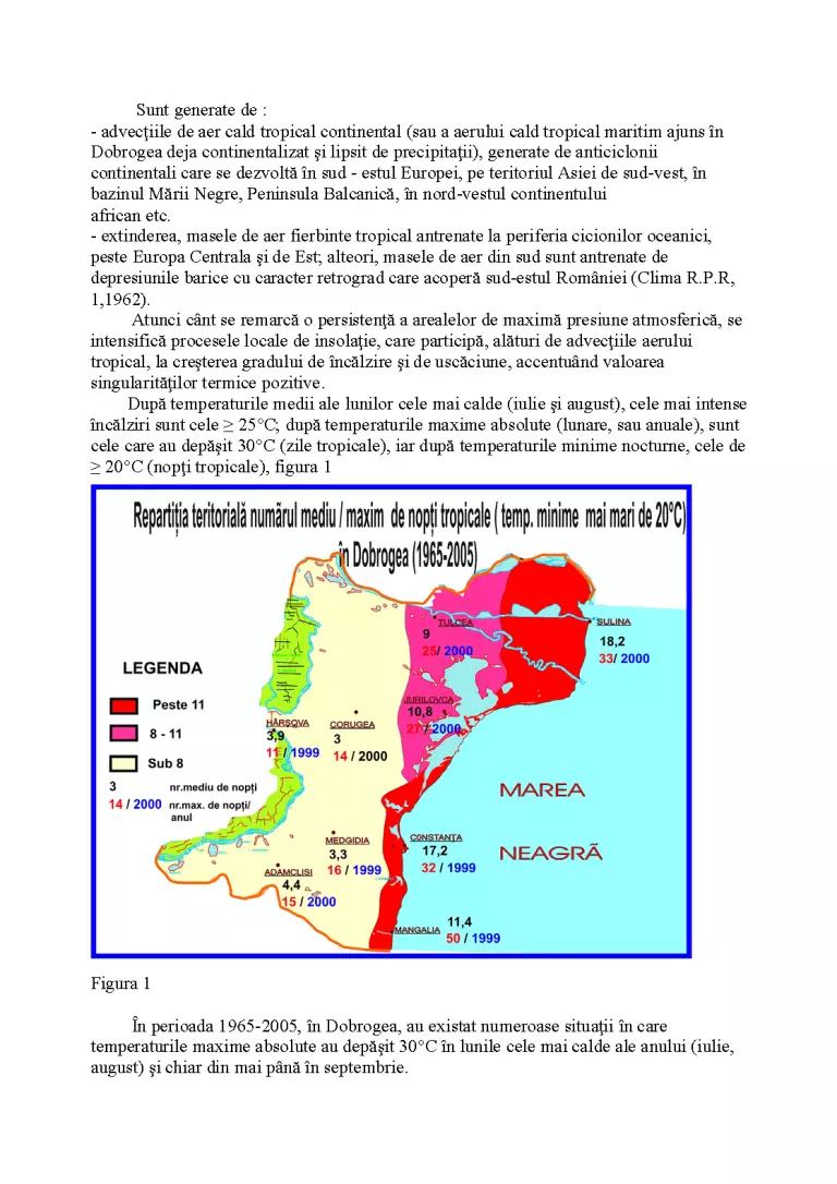 Fenomene climatice în Podișul Dobrogei - Referat - Geografie #291089 ...