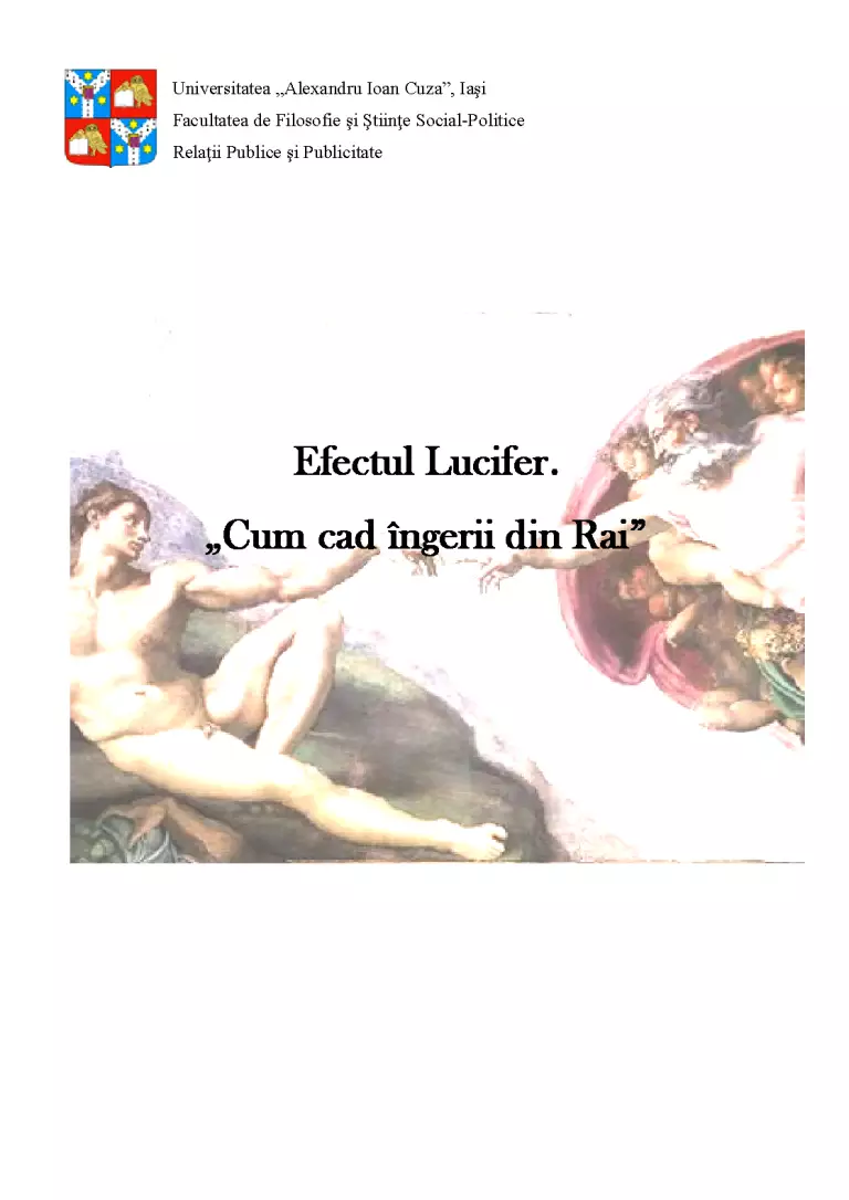 Efectul Lucifer - cum cad îngerii din rai - Referat - Psihologie ...