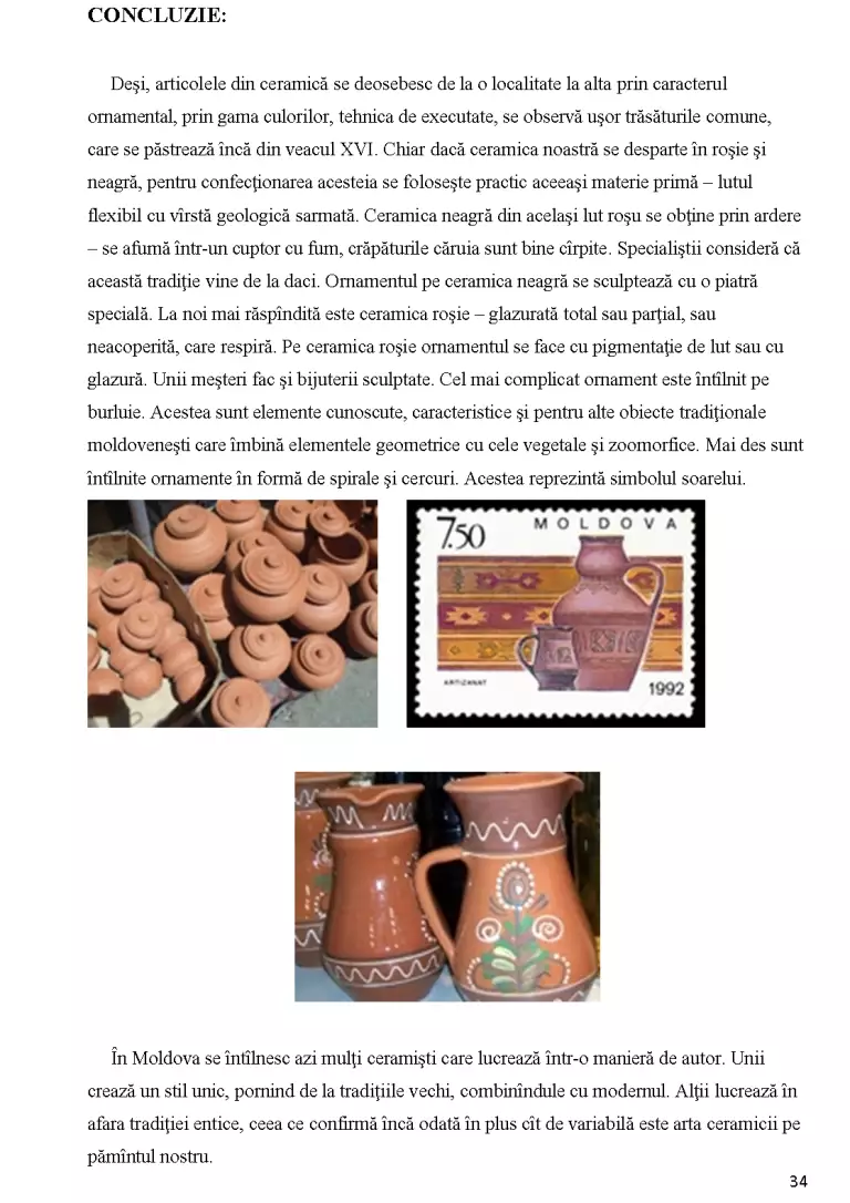 Caracteristica Veselei din Lut și Ceramică Destinată pentru Unitățile ...