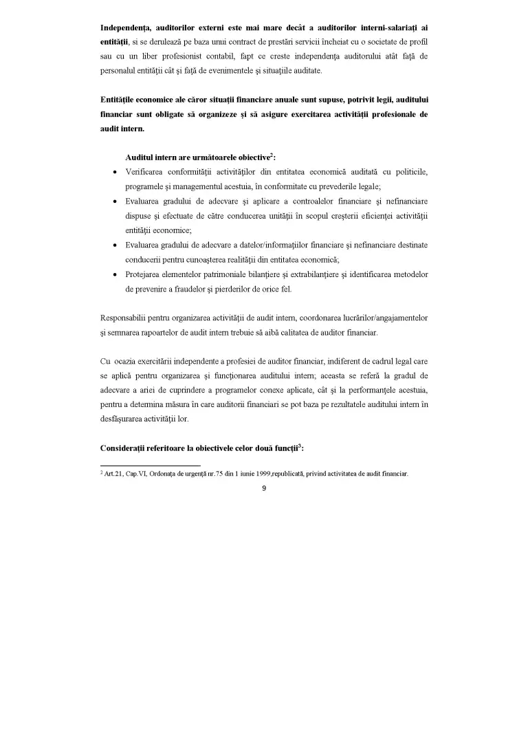 Audit Intern Versus Audit Extern - Referat - Contabilitate #296592 ...