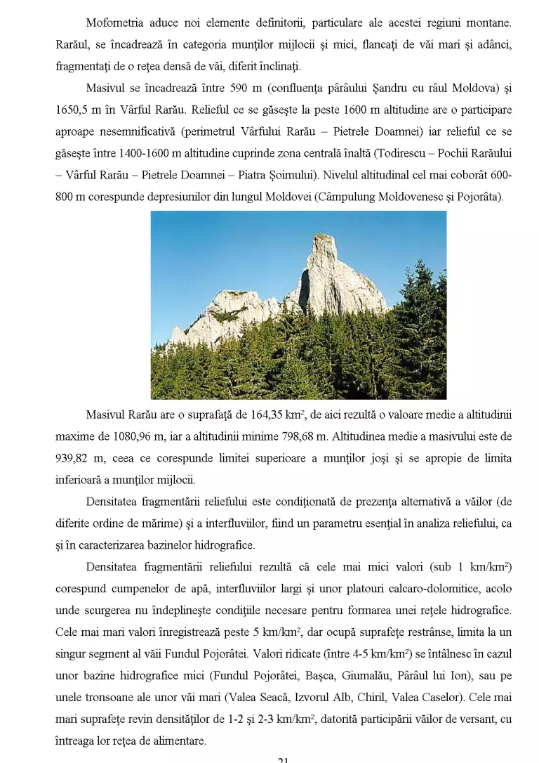 Potențialul turismului ecologic în Masivul Rarău - Licență - Turism ...