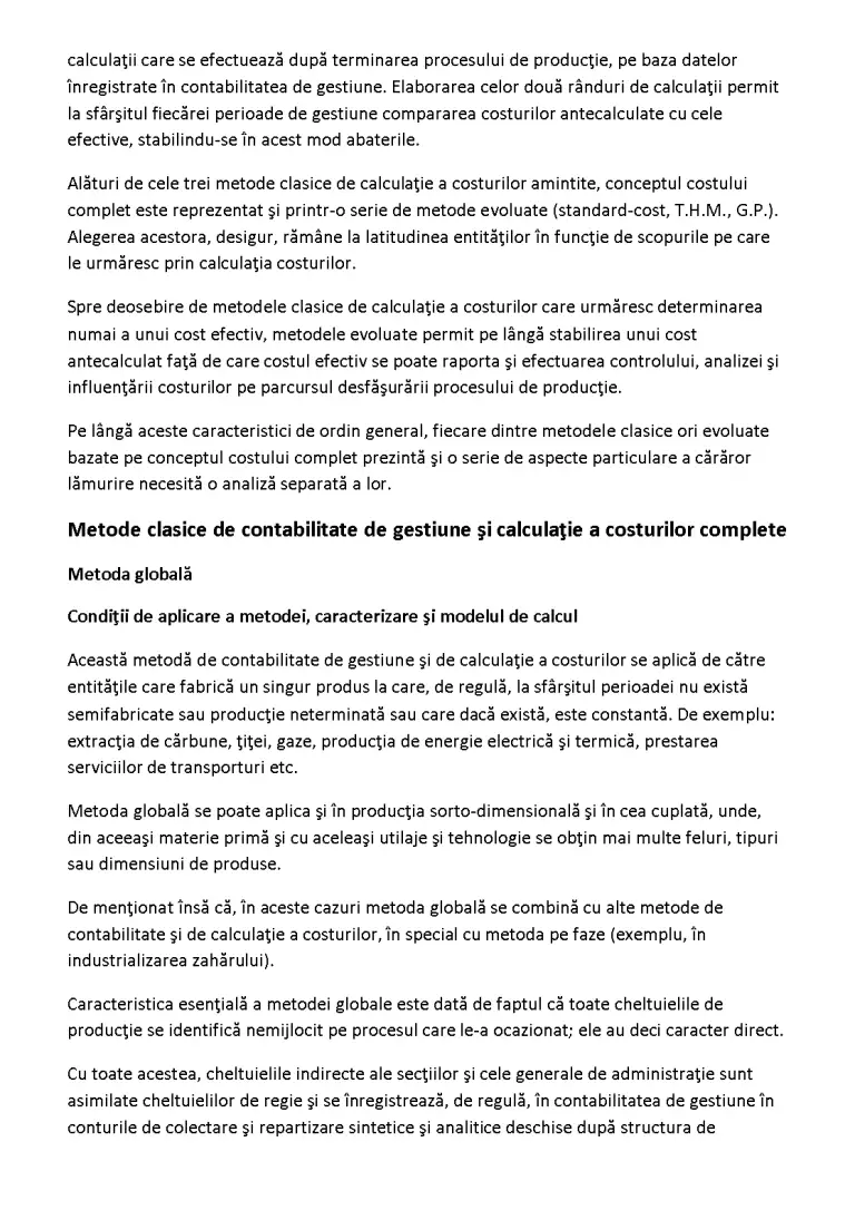 Contabilitate Managerială - Referat - Contabilitate #299923 | RegieLive