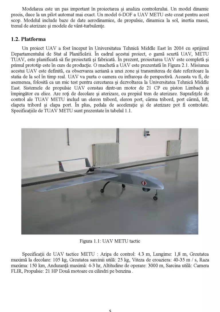 UAV - vehicule aeriene fără pilot - Proiect - Inginerie Aerospațială ...