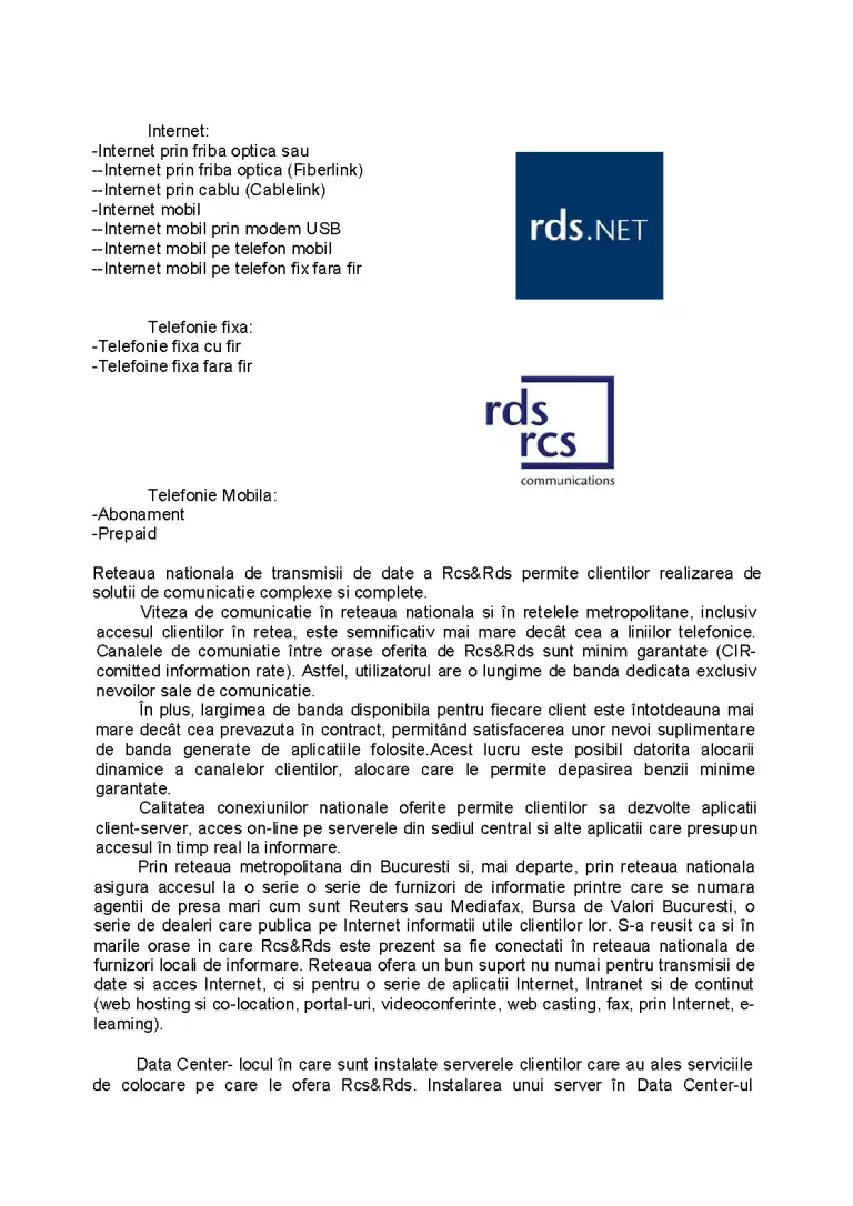 RCS & RDS - Referat - Marketing #318271 | RegieLive