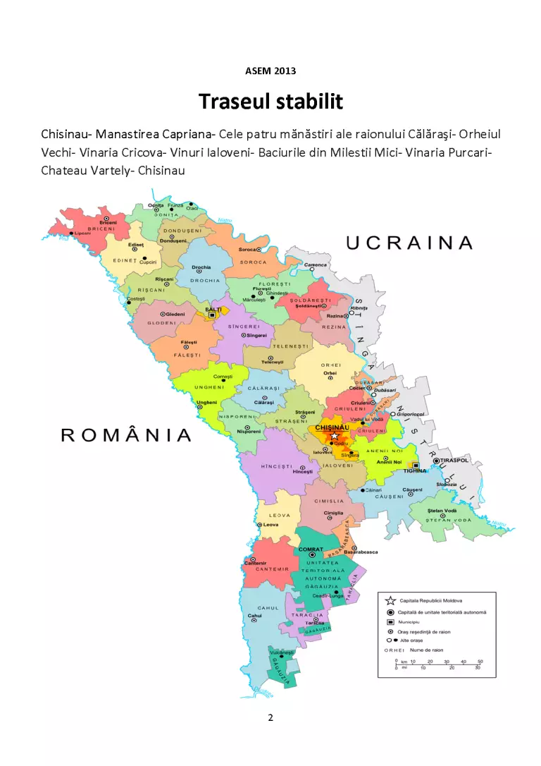 Itinerar turistic - mânăstiri și podgorii ale Moldovei - Proiect ...