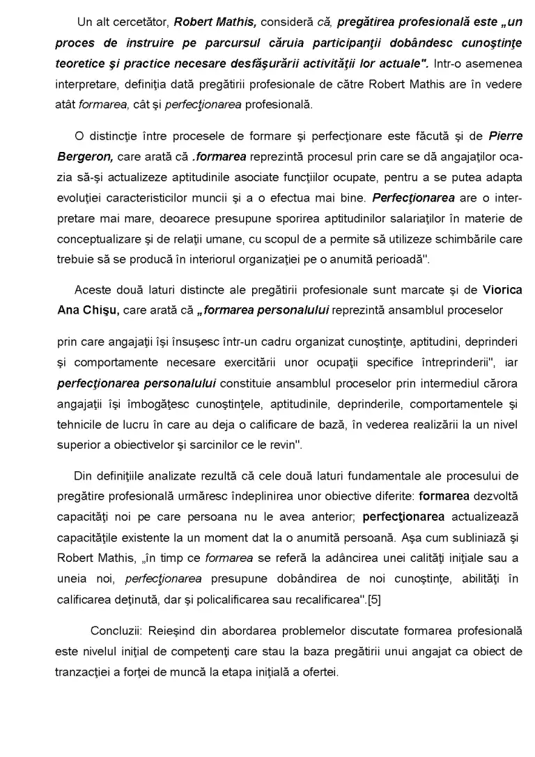 Formarea Profesională a Forței de Muncă - Referat - Management #339714 ...