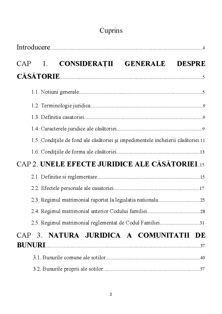 Regimul matrimonial în dreptul românesc și în dreptul comparat ...