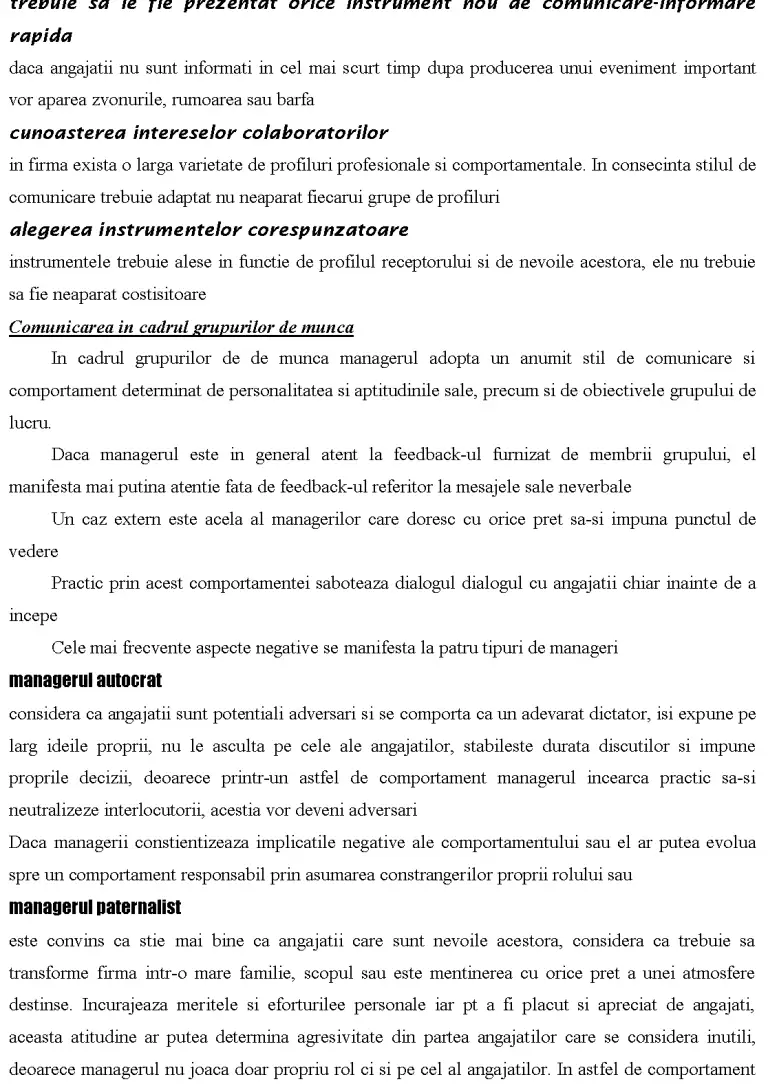 Comunicarea interumană - Curs - Comunicare #35971 | RegieLive