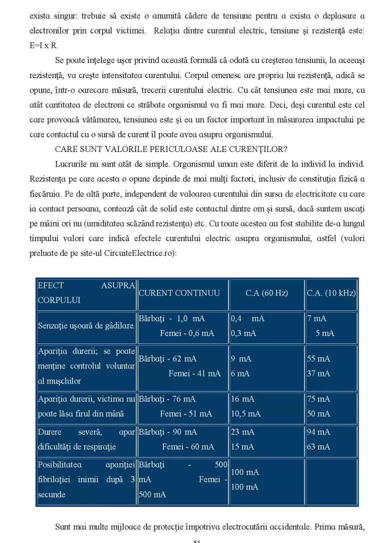 Electrocutarea: Licență [DOC] - Drept