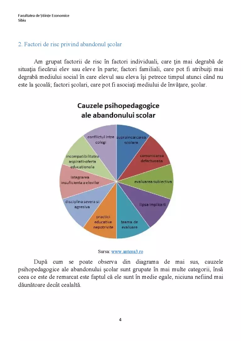 Abandonul școlar - metode de prevenire - Proiect - Management #382027 ...