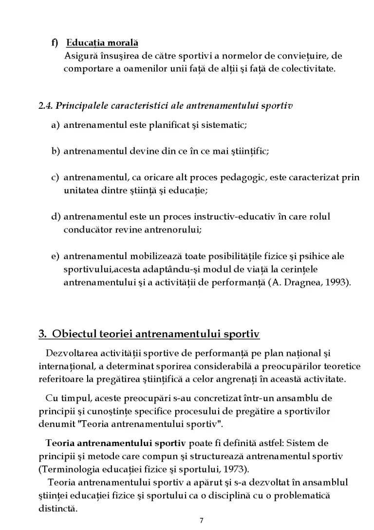 Antrenamentul sportiv și calitățile fizice - Referat - Educație Fizică ...